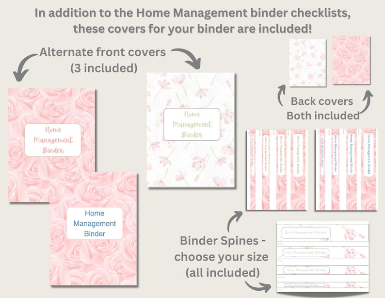 Busy Mom Home Management Binder Organize Life Binder Household ...