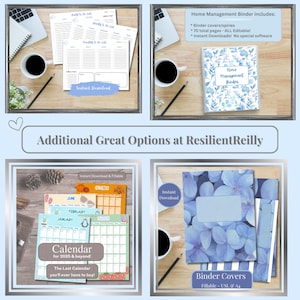 Busy Mom Home Management Binder Organize Life Binder Household ...