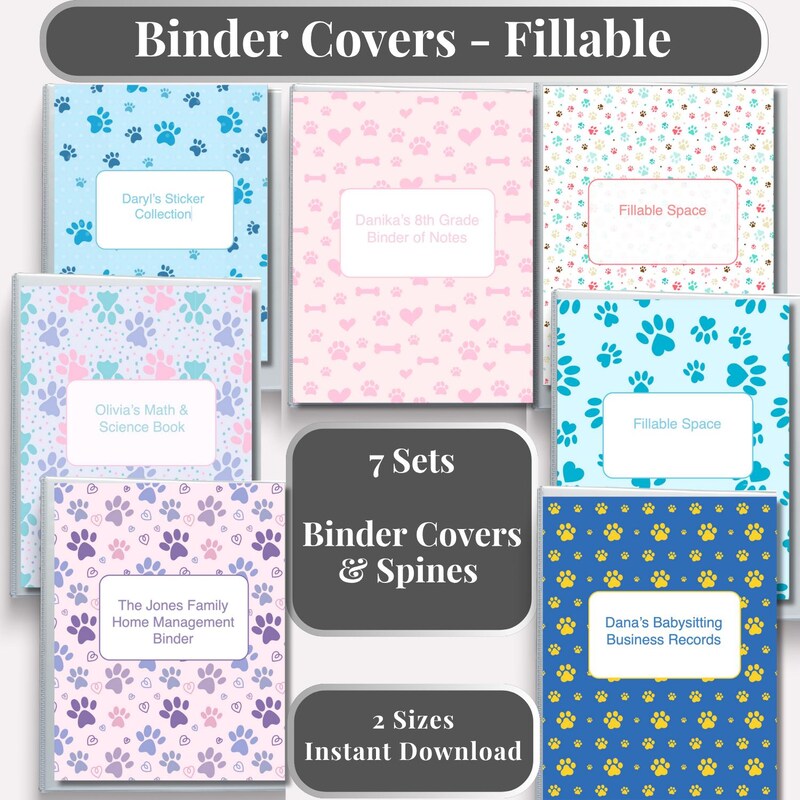 Paw Print Journal Cover - Etsy
