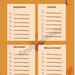 Seasonal Checklist Printable Planner Every Season Schedule Month ...