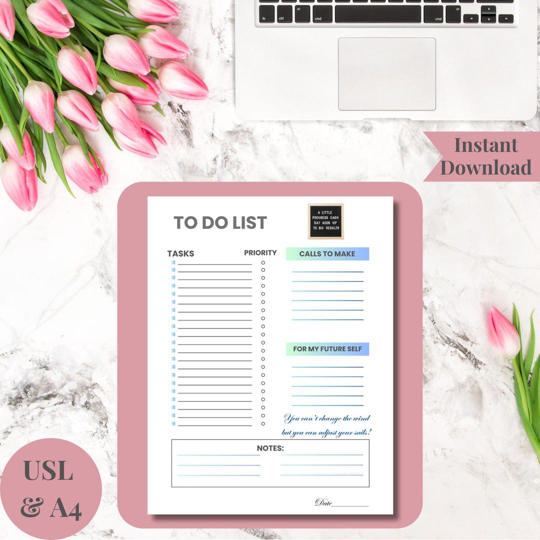 Simple to Do List to Keep You Organized in a Fun and Inspirational Way ...