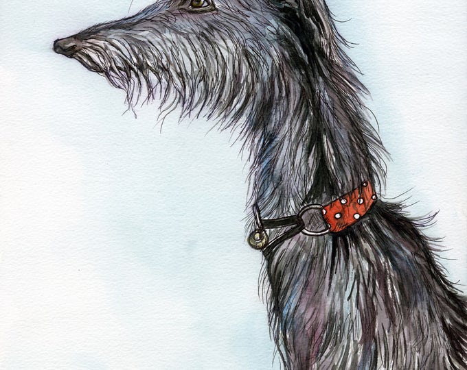 LURCHER Art Print - Etsy