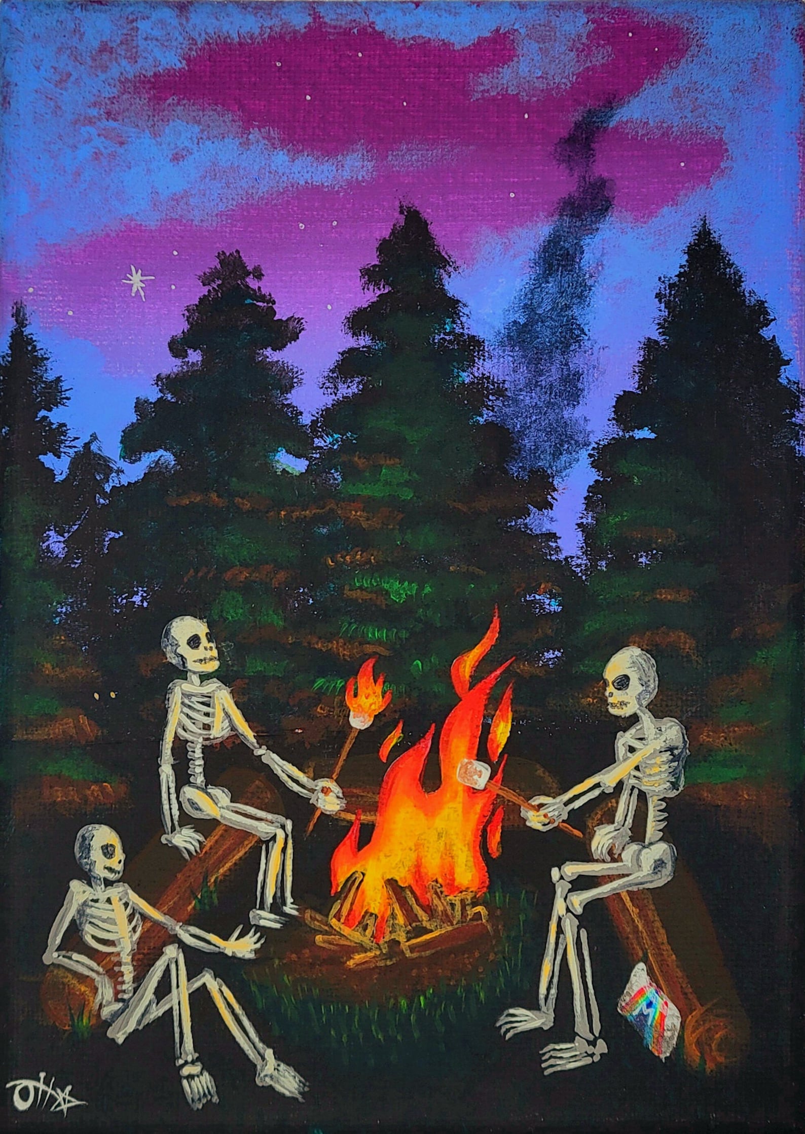 Bone Chillin' Art Prints - Etsy