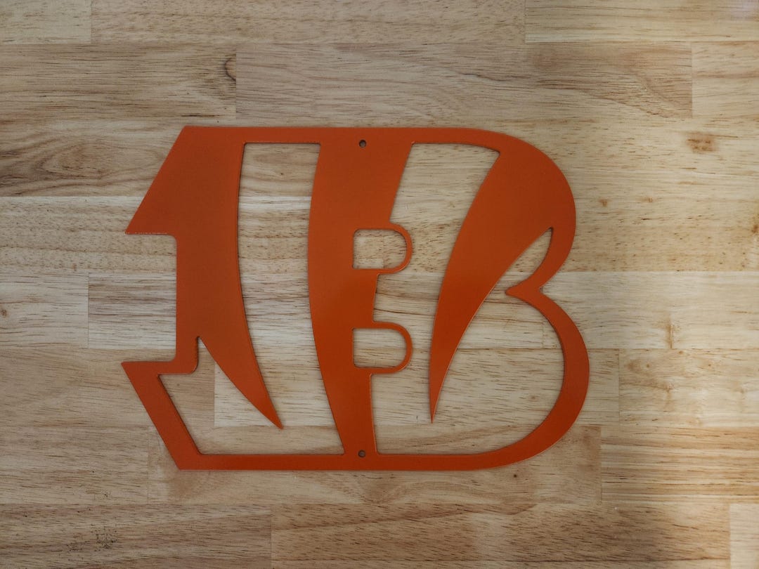 Custom Made - Cincinnati Bengals - Metal Sign- Metal Wall Art- Garage ...