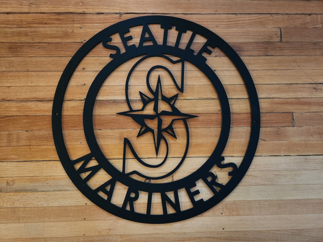 Custom Made- Seattle Mariners - Circle Metal Sign- Metal Wall Art ...