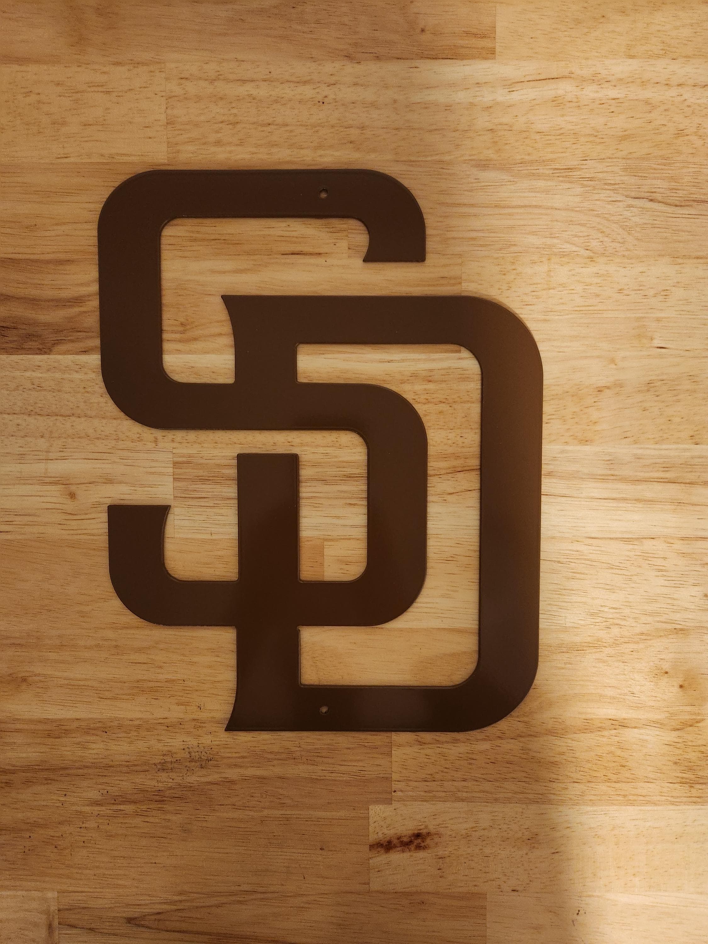 Custom Made San Diego Padres Metal Sign Metal Wall Art Garage-yard ...