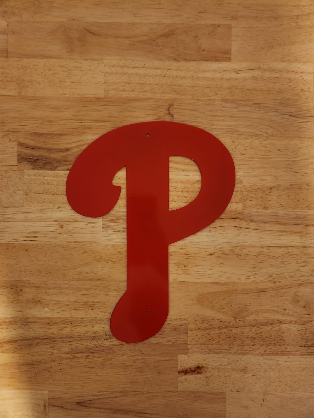 Custom Made- Philadelphia Phillies - Metal Sign- Metal Wall Art- Garage ...