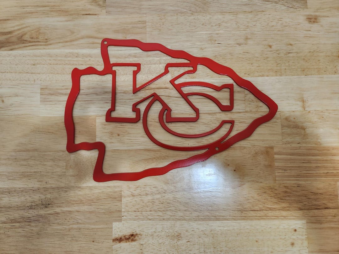 Custom Made - Kansas City Chiefs Metal Sign- Metal Wall Art- Garage ...