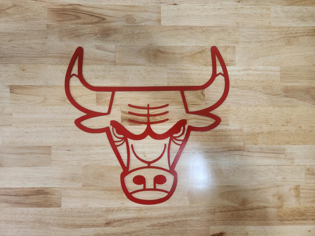 Custom Made- Chicago Bulls - Custom Metal Sign- Metal Wall Art- Garage ...