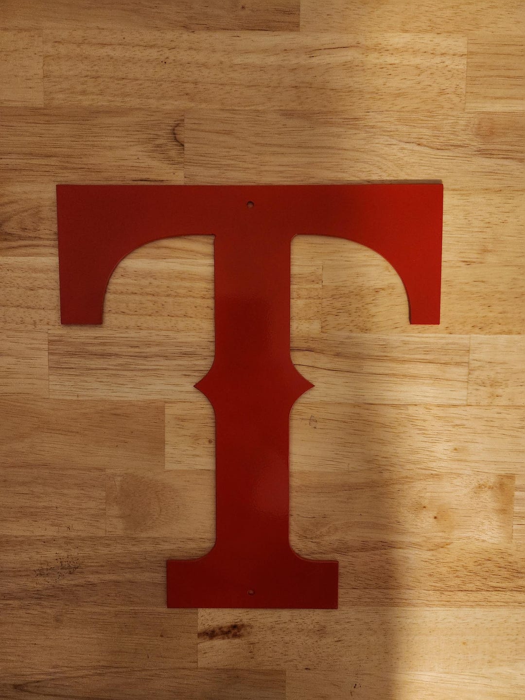 Custom Made- Texas Rangers - Metal Sign- Metal Wall Art- Garage-yard ...