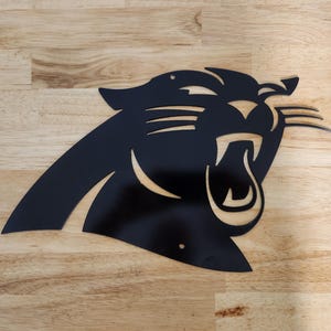 Custom Made- Carolina Panthers - Metal Sign- Metal Wall Art- Garage ...