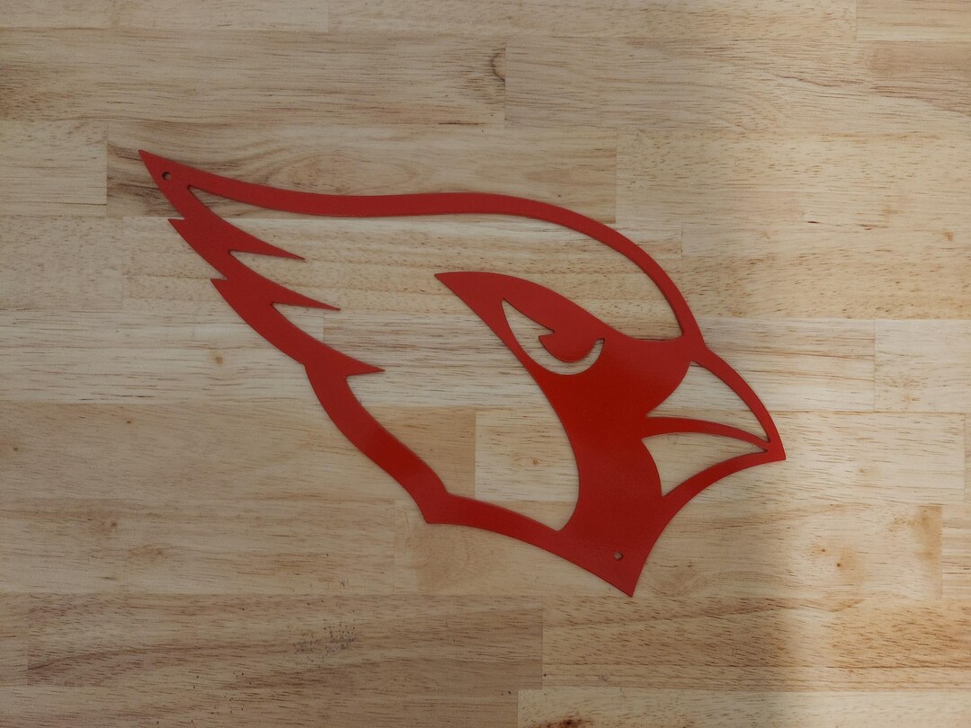 Custom Made - Arizona Cardinals - Metal Sign- Metal Wall Art- Garage ...