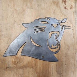 Custom Made- Carolina Panthers - Metal Sign- Metal Wall Art- Garage ...