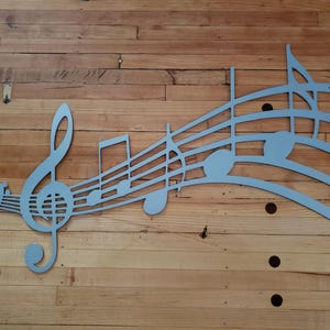 Custom Made- Music Notes- Metal Wall Art- Garage-yard-mancave - Etsy