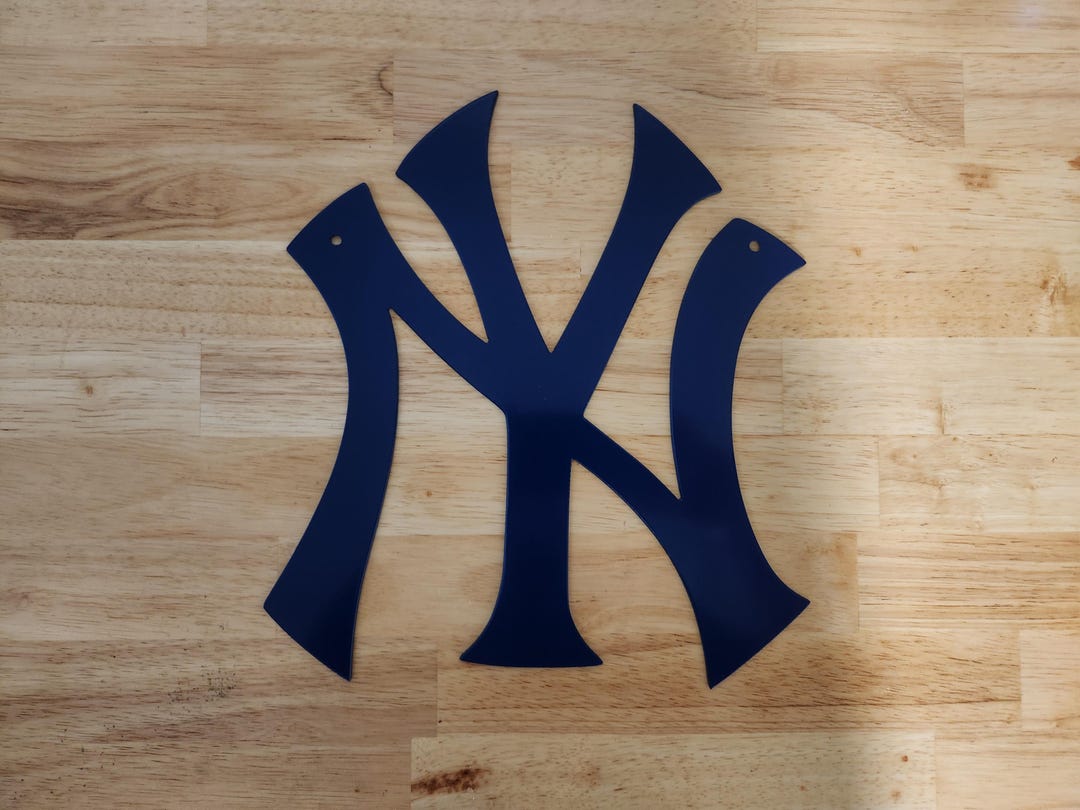 Custom Made- New York Yankees - Metal Sign- Metal Wall Art- Garage-yard ...