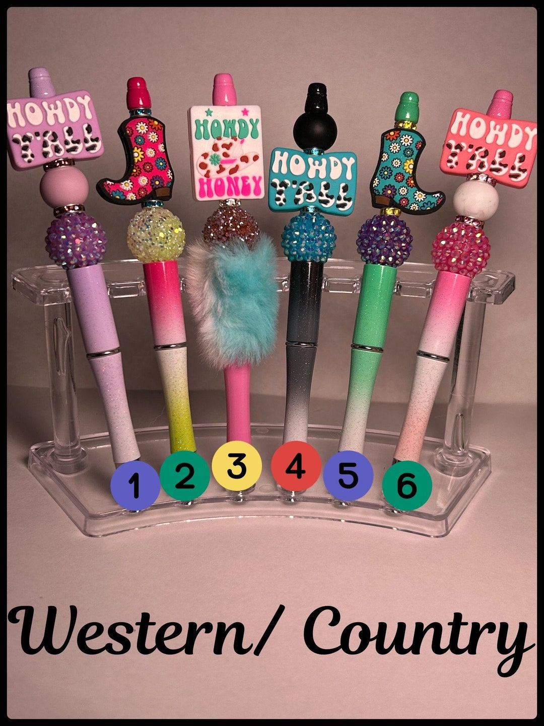Western/country Beaded Pens - Etsy