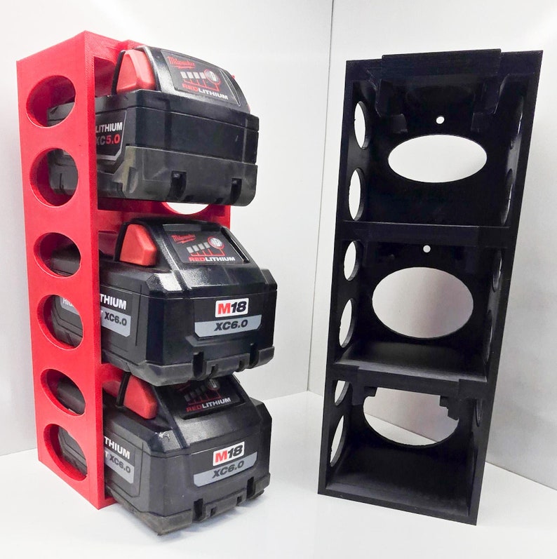 Milwaukee M18 3-bay Battery Holder 3D Printed ABS* - Etsy