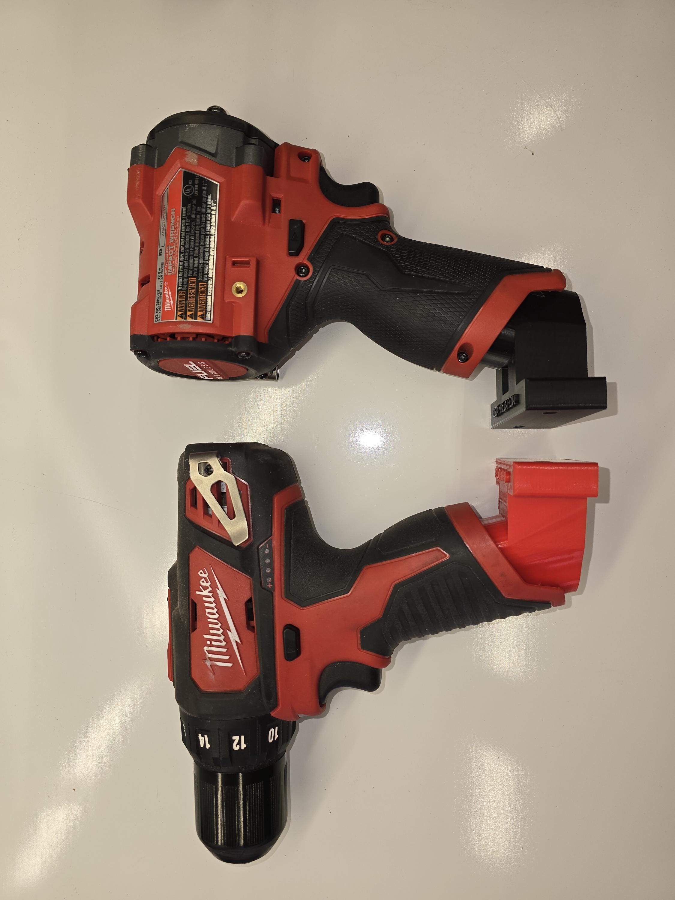 5-pack Milwaukee M12 Angled Tool Holders 3D Printed ABS - Etsy