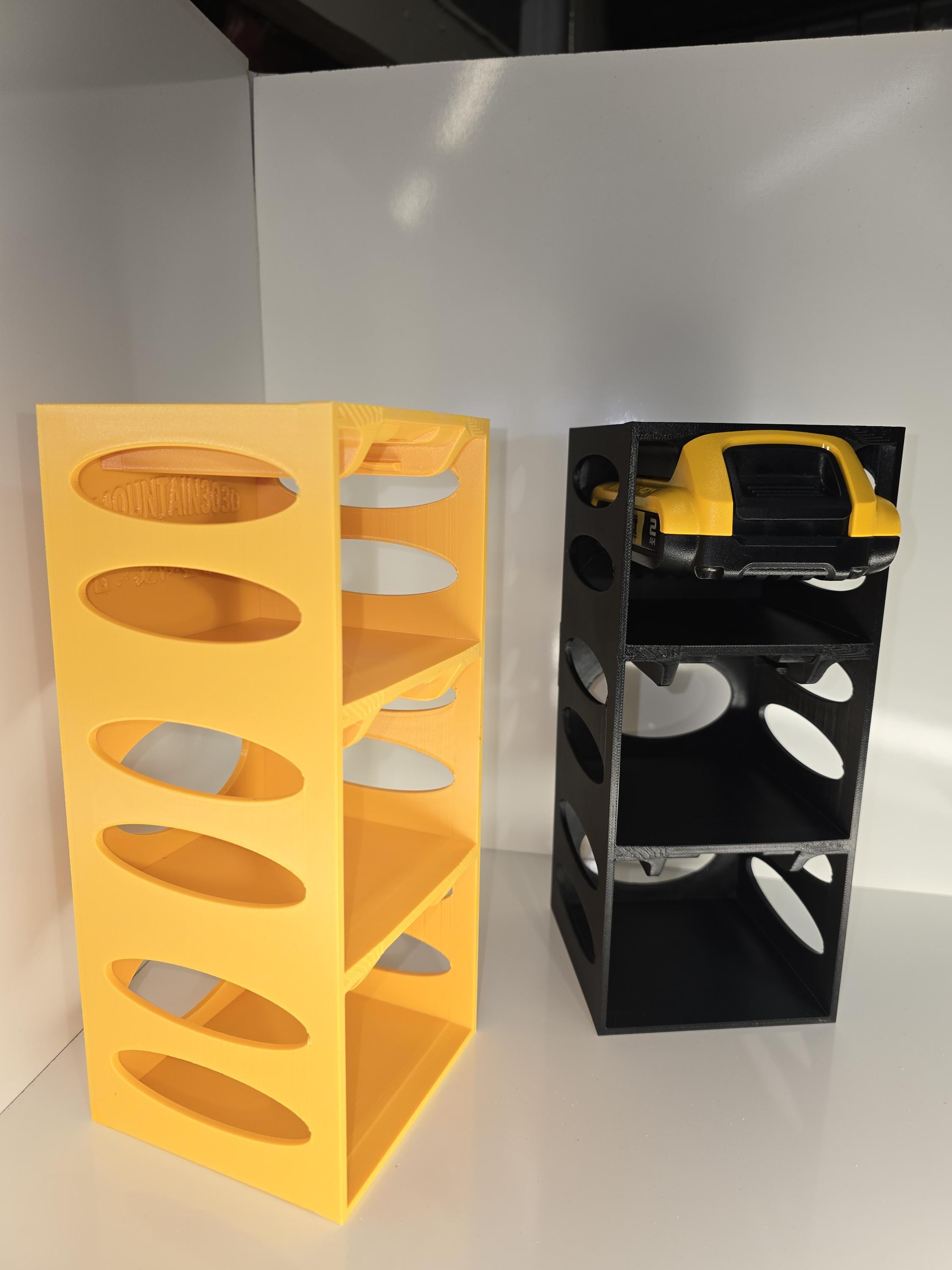 Dewalt 20V 3-bay Battery Rack 3D Printed ABS* - Etsy