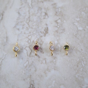 Micro CZ Diamond Crystal Gold Chain Necklace Perfect to Layer Tiny ...