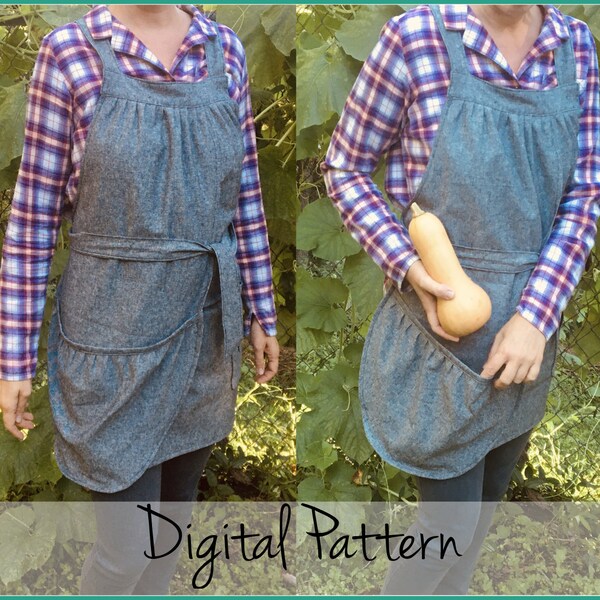 Gathering Apron Pattern - Etsy