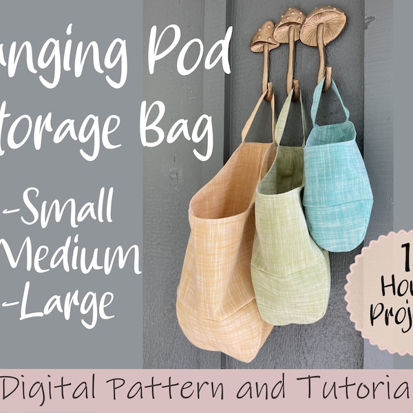 Storage Pod Sewing Pattern - Etsy