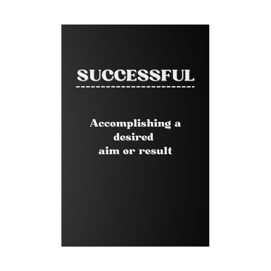 Successful Definition Motivational Wall Art, Office Wall Art Decor ...