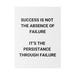 Success is Not Failure: Motivational Office Wall Art - Etsy