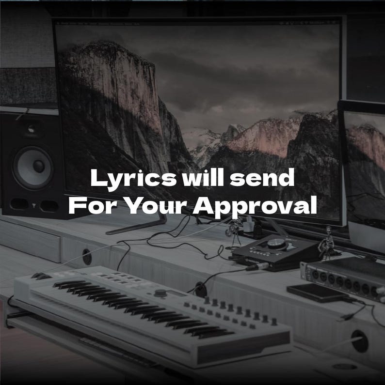 Personalized Song & Lyrics Video | Custom Lyrics | Digital Download MP3 ...