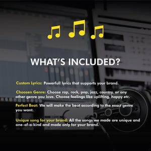 Personalized Marketting Song, Custom Jingle for Marketing, Promotions ...