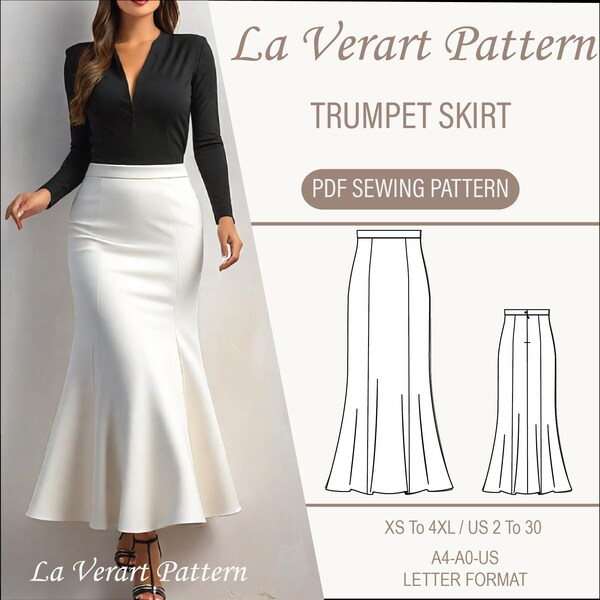 Maxi Skirt Pattern Plus Size - Etsy