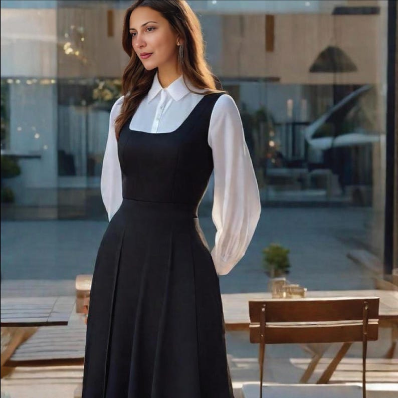 Modest Maxi Dress Sewing Pattern, Square Neck Backless Prom Dress ...