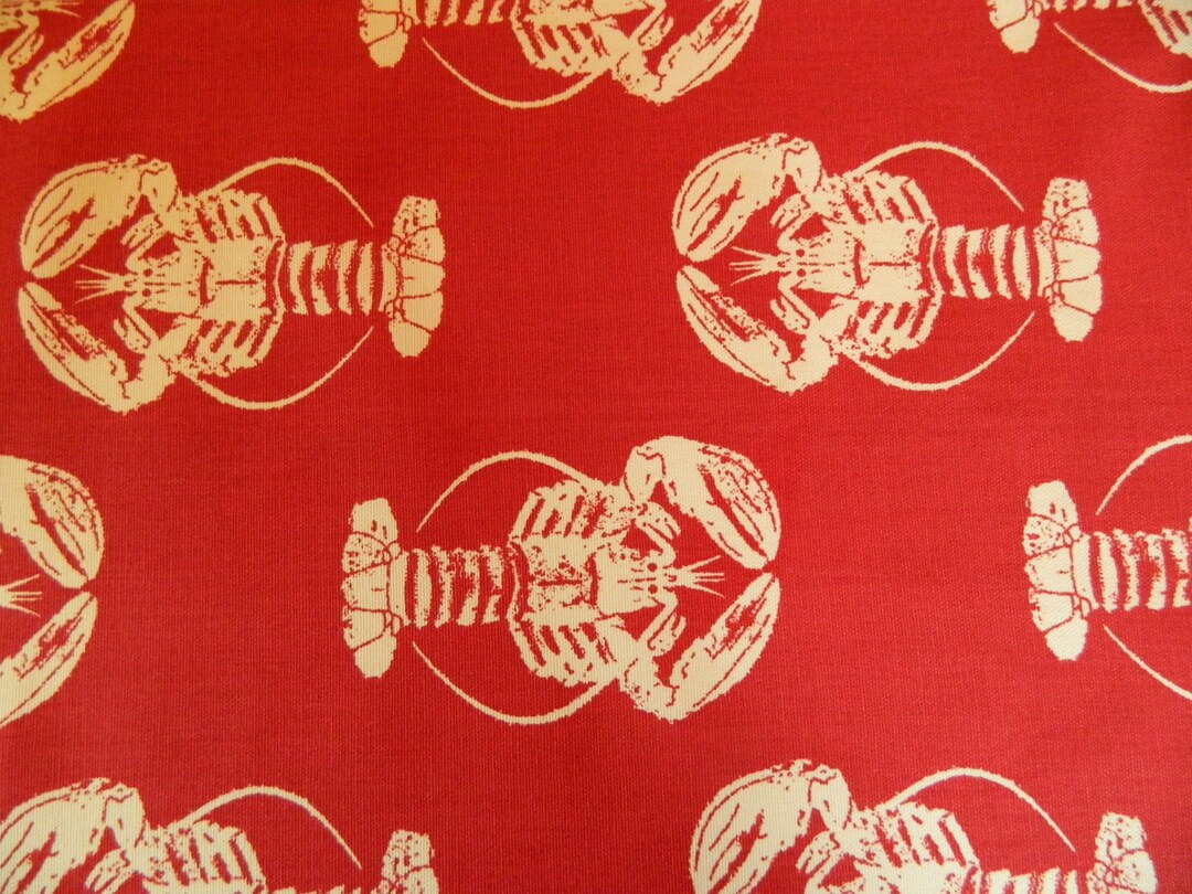 Red Lobster Table Runner. 72" Table Runner. Extra Wide Runner. Summer ...