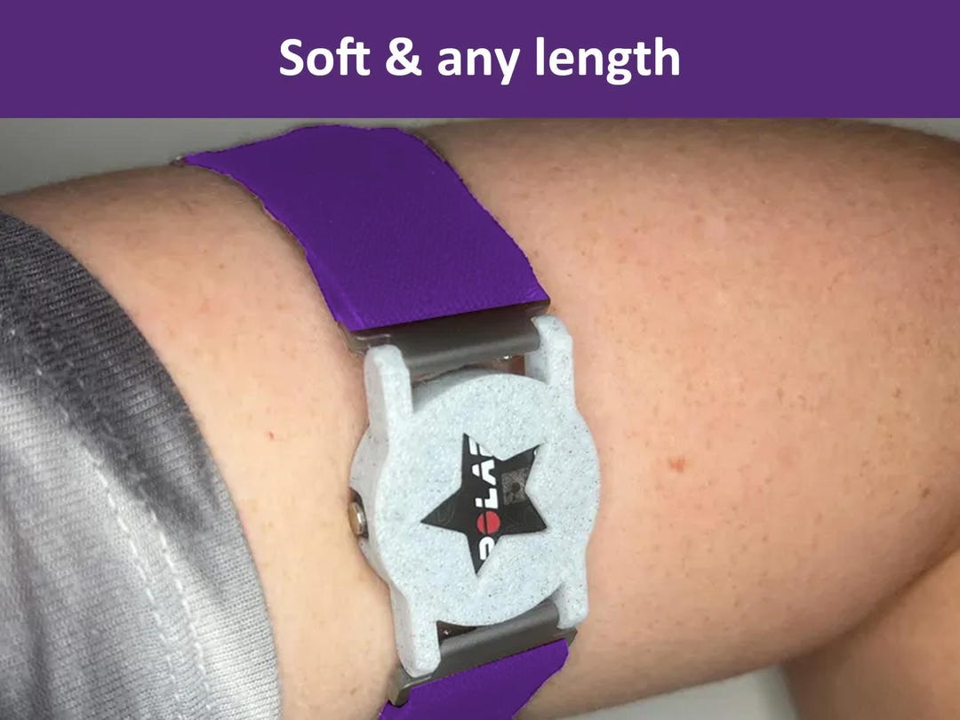 Super Soft Royal Purple Armband for Polar Verity Sense / OH1 Heart Rate ...