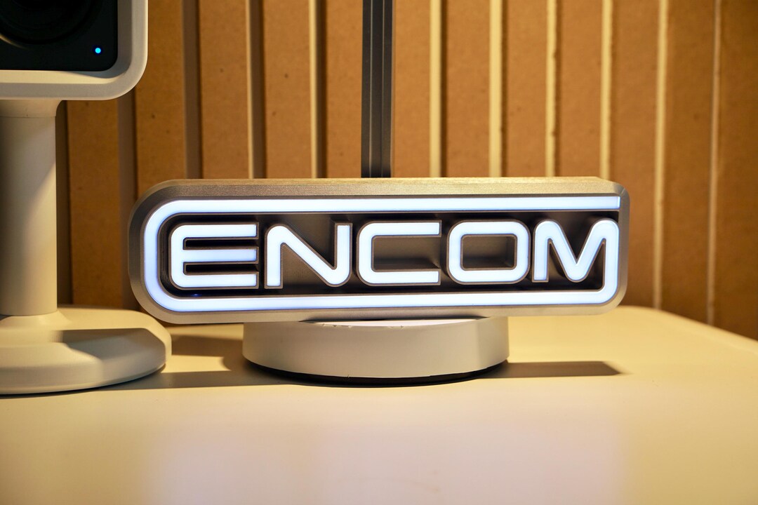 Tron SIGN - Tron ENCOM Sign - Encom LED Sign - - Etsy