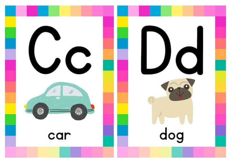 Ms. Rachel "phonics Song" Alphabet Letter Sound Cards, Flashcards ...