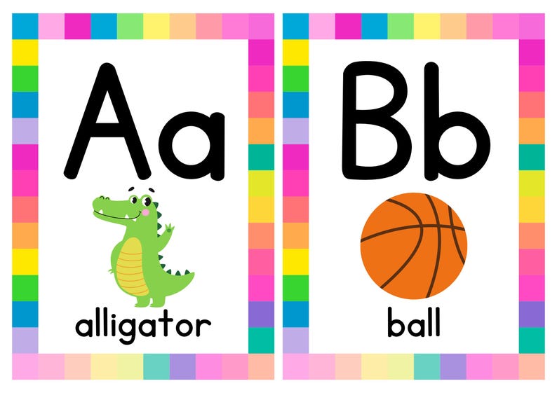 Ms. Rachel "phonics Song" Alphabet Letter Sound Cards, Flashcards ...