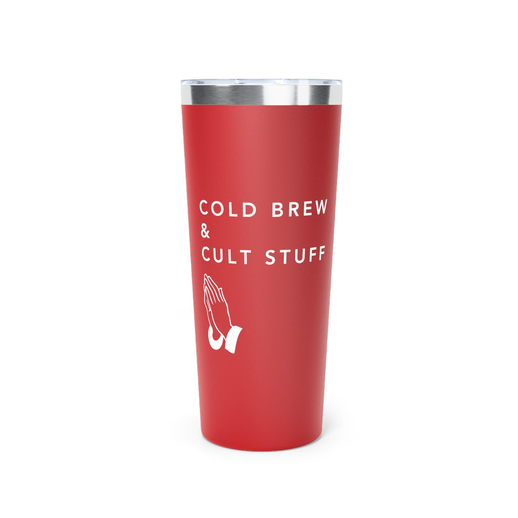Cold Brews & Cult Stuff Tumbler - Horror Movie Fan Gift, 22oz, Copper ...