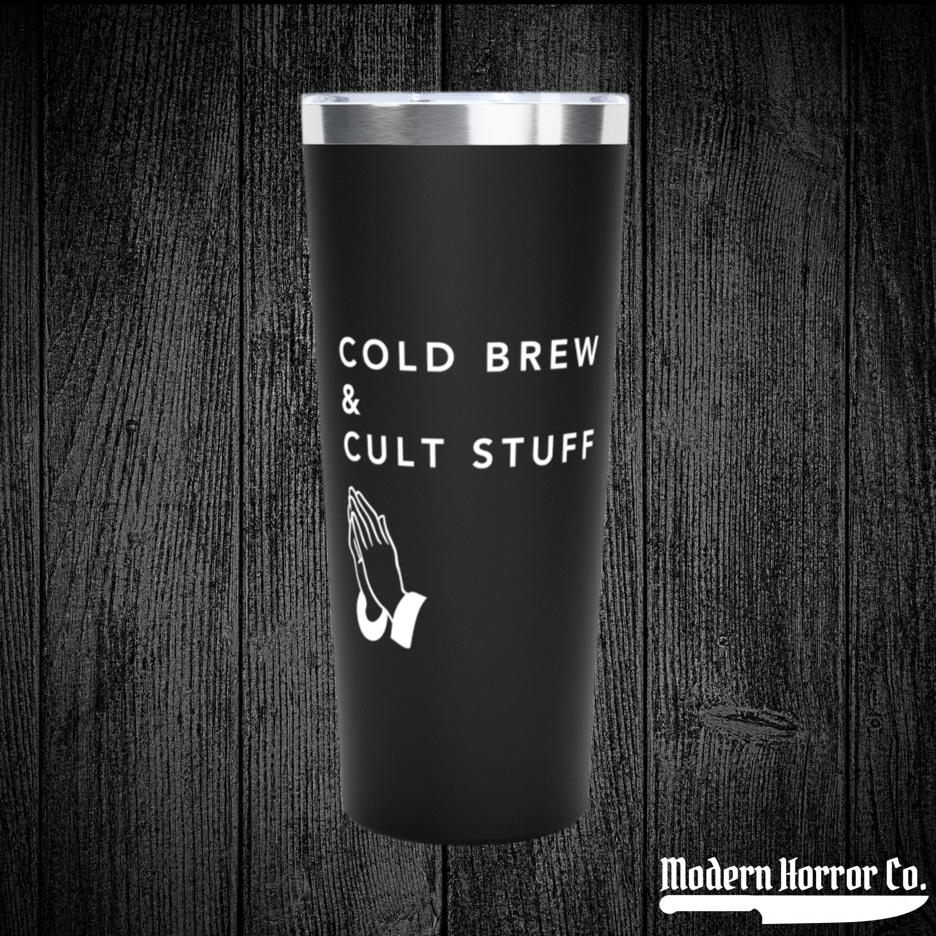 Cold Brews & Cult Stuff Tumbler - Horror Movie Fan Gift, 22oz, Copper ...