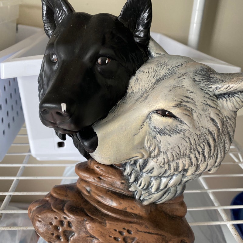 Ceramic Wolf Head - Etsy