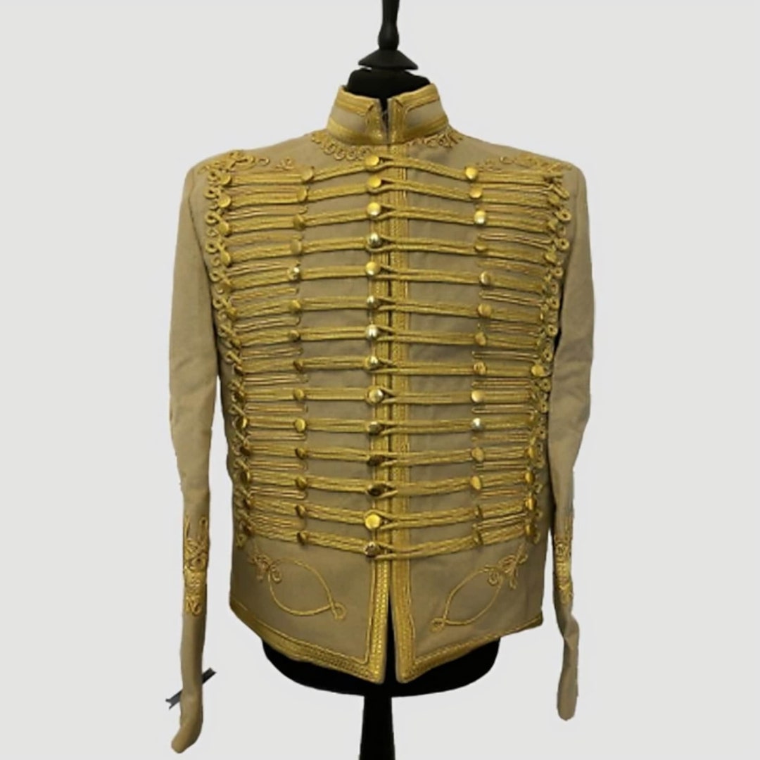 Napoleonic Hussar Jacket Premium Military Style With Exquisite Gold ...