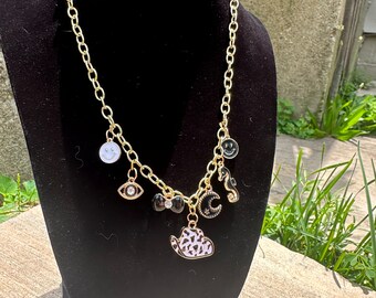 Charm'd Junk Necklace - Etsy