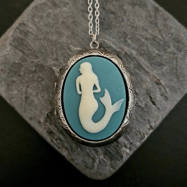 Mermaid Locket - Etsy