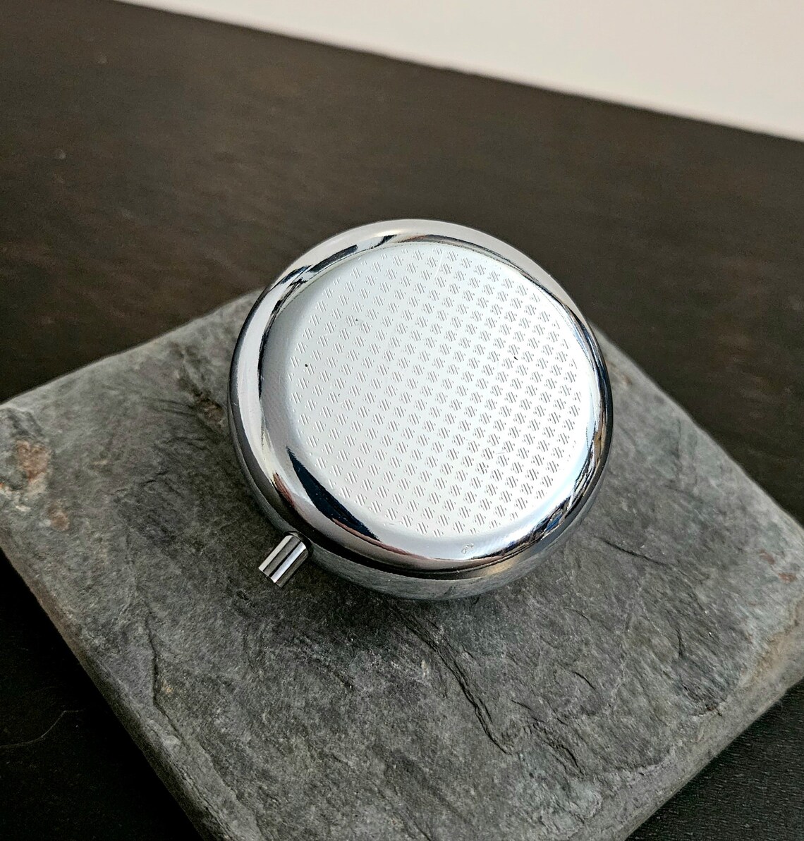 Skeleton Cameo Pill Box, Silver Pill Box, Halloween Pill Box, Sugar ...