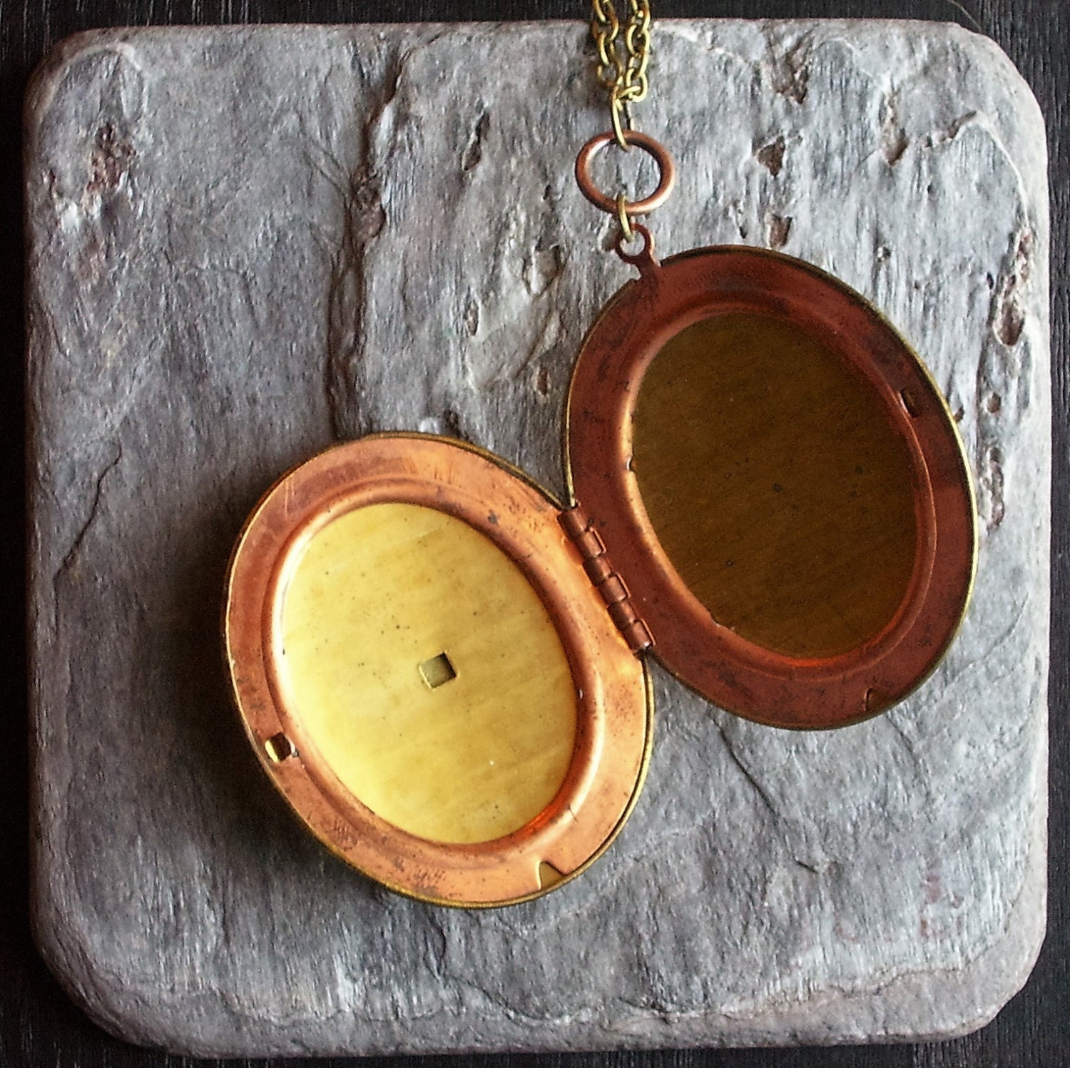 Clover Locket Vintage Brass Locket Irish Locket St - Etsy