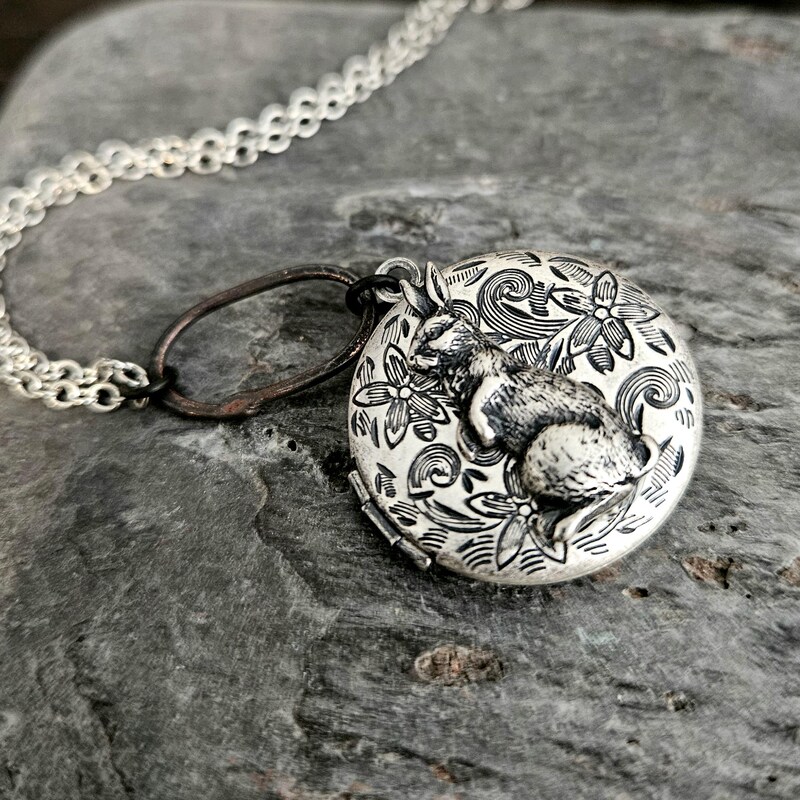 Bunny Locket - Etsy