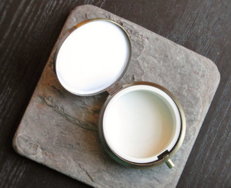 Mermaid Pill Box Antique Brass Cameo Pill Box Nautical Pill - Etsy