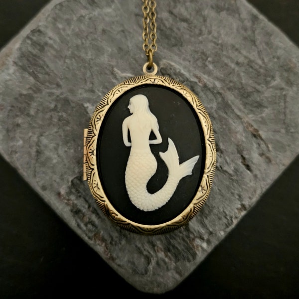 Mermaid Locket - Etsy