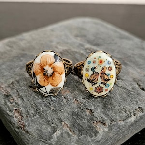 Etsy cameo ring store