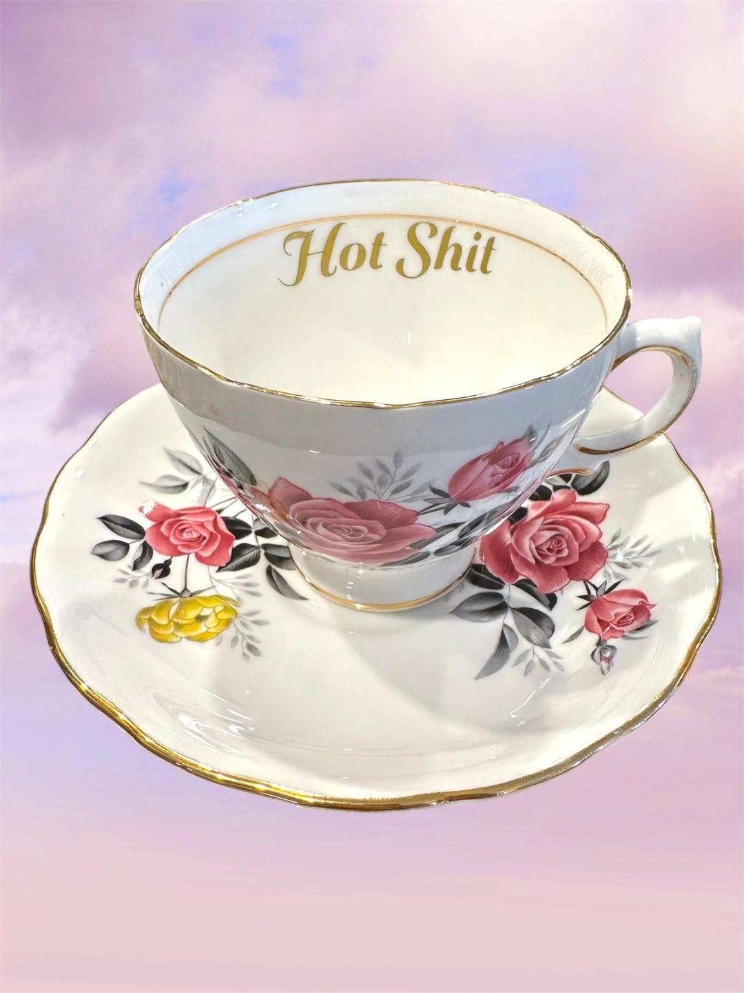 Hot Shit Tea Cup Set - Etsy